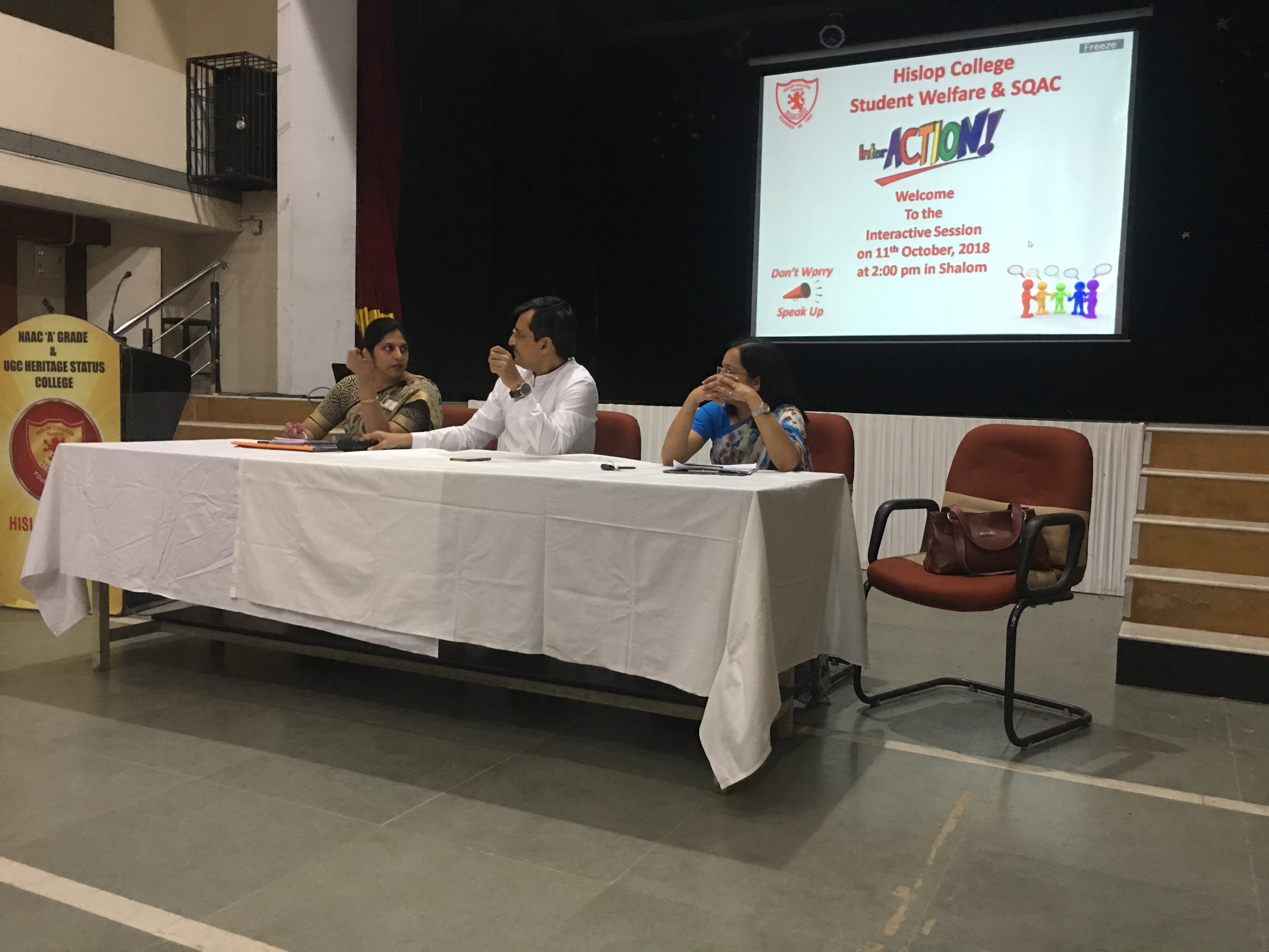 Student's Quality Assurance Cell (SQAC) - Hislop College, Nagpur
